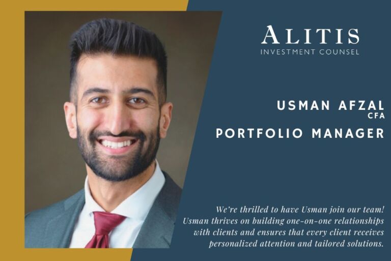 Introducing Usman Afzal - Financial Planning in Victoria | Alitis Investment Counsel